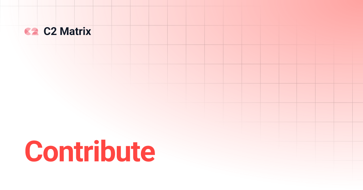 Contribute | C2 Matrix